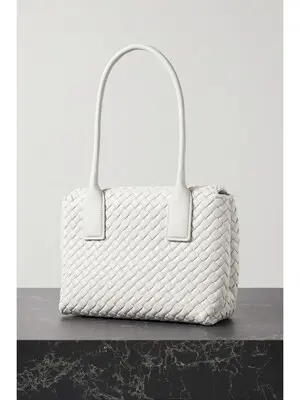 Bottega Veneta Patti Intrecciato Leather Shoulder Bag