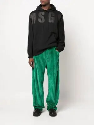 MSGM Appliqué Logo Hoodie