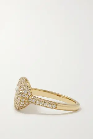 KAMYEN 18-karat Diamond And Enamel Ring