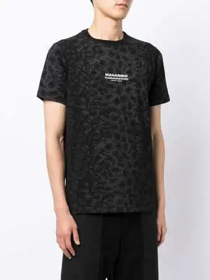 MAHARISHI Logo-print Organic-cotton T-shirt