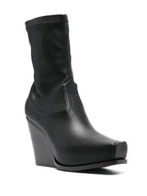 Stella McCartney Cowboy 80mm Ankle Boots - Black