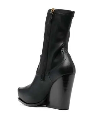 Stella McCartney Cowboy 80mm Ankle Boots - Black