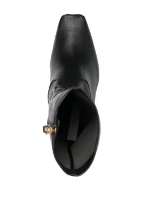 Stella McCartney Cowboy 80mm Ankle Boots - Black