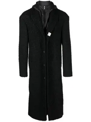 1017 Alyx 9sm Bouclé Layered Single-breasted Coat
