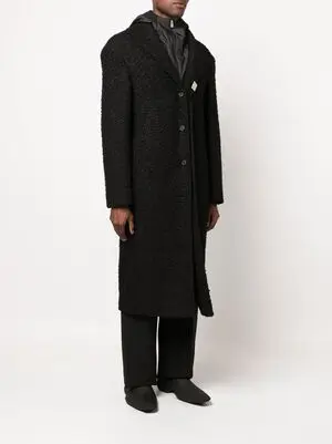 1017 Alyx 9sm Bouclé Layered Single-breasted Coat