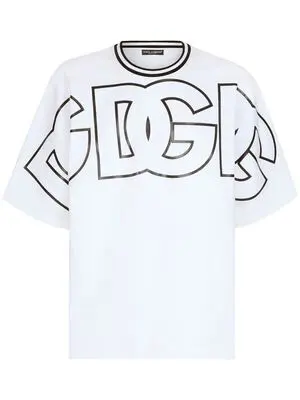 Dolce & Gabbana Dg-logo Technical Jersey T-shirt