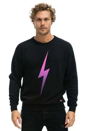 Aviator Nation Bolt Fade Sweatshirt /purple