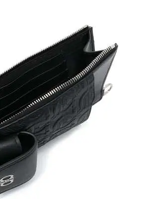 FERRAGAMO Gancini-plaque Phone Bag