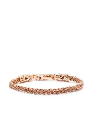 Emanuele Bicocchi Braided Chain-link Bracelet - Pink