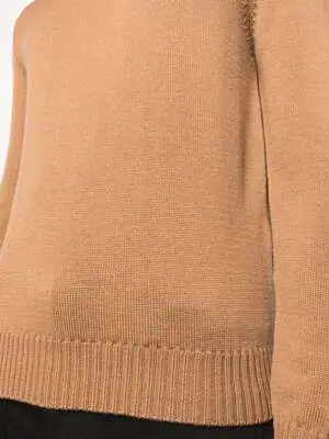 BALLANTYNE Crew Neck Wool Sweatshirt - Neutrals