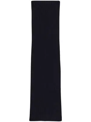Balenciaga Ribbed Maxi Skirt