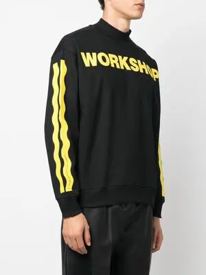 032C Graphic Print Long Sleeve Sweatshirt