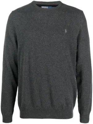 Polo Ralph Lauren Pony-embroidered Jumper - Grey