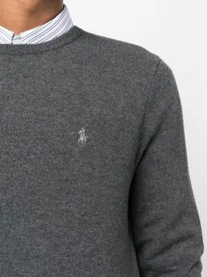 Polo Ralph Lauren Pony-embroidered Jumper - Grey
