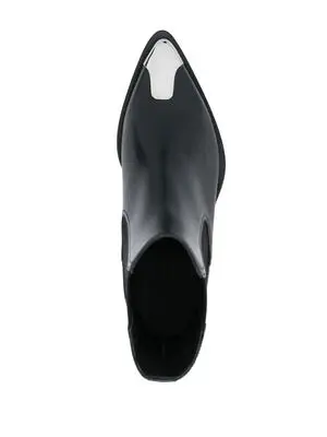 Alexander McQueen Toe-cap 35mm Leather Boots