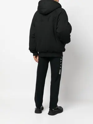 1017 Alyx 9sm Logo-embroidered Hooded Bomber Jacket