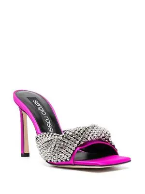 SERGIO ROSSI Sr Tyra 95mm Sandals - Pink