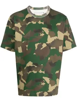 Heron Preston Camouflage Organic-cotton T-shirt - Green