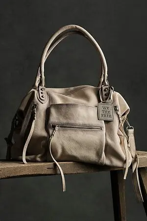 Free People We The Free Emerson Leather Tote Bag Tan