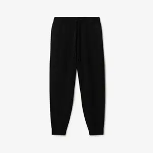 Burberry Cashmere Blend Jogging Pants Black