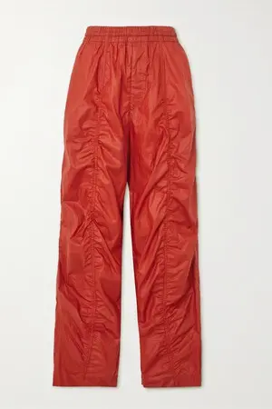 Isabel Marant Kimbra Cotton-shell Straight-leg Track Pants