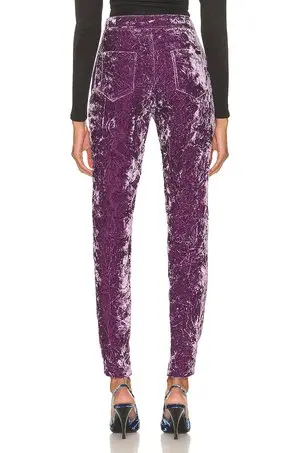 Saint Laurent Velour Pants