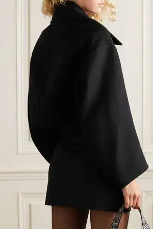 Khaite Gelman Cropped Wool-blend Jacket