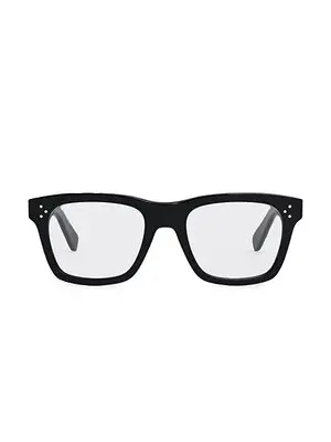 Celine Bold 3 Dots 52mm Rectangular Eyeglasses Blue