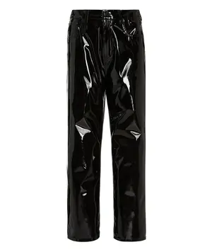 R13 Shelley Faux Patent Leather Slim-leg Pants