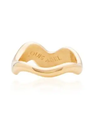 LOUIS ABEL Aurea Polished 18k Gold Vermeil Ring