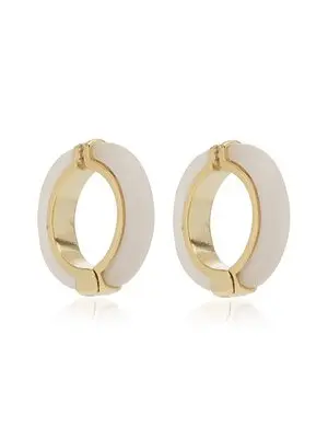 Demarson Lili Quartz 12k Gold-plated Ear Cuffs