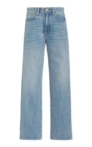 SLVRLAKE London Rigid High-rise Straight-leg Jeans