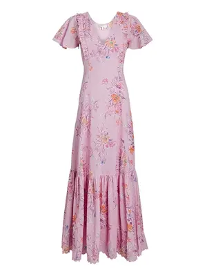 LOVESHACK FANCY Vinnie Cotton Midi Dress