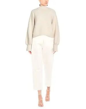 Maje Turtleneck Knit Top - White