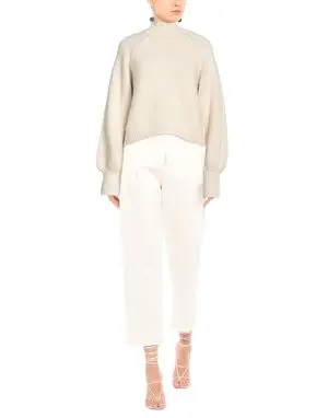 Maje Turtleneck Knit Top - White