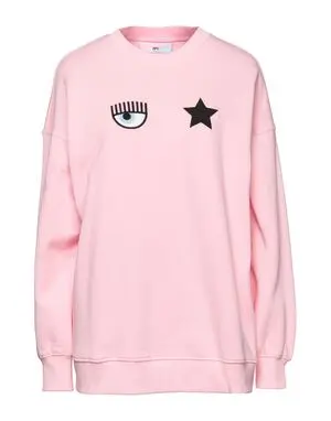 CHIARA FERRAGNI Sweatshirt Size Cotton, Elastane