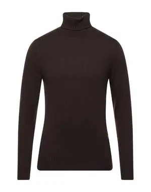 DRUMOHR DRUMOHR Cashmere Turtleneck Sweater Dark Brown