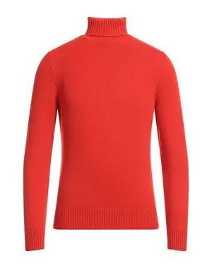 DRUMOHR DRUMOHR Cashmere Turtleneck Sweater Tomato Red