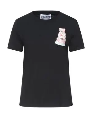 Moschino Printed Cotton T-shirt - Black