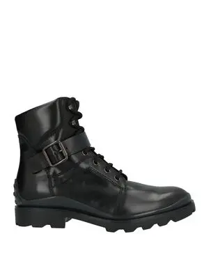 TOD'S Leather Ankle Boots - Black