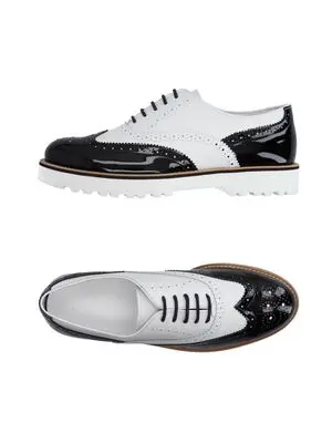 Hogan Lace-up Oxford Shoes - Black
