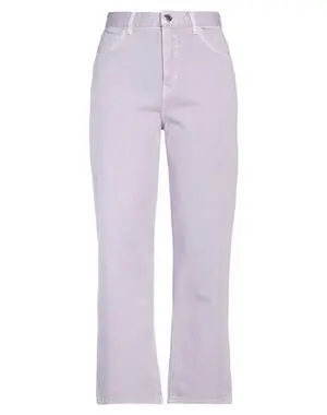 Pinko High-waisted Straight Leg Gabardine Pants - Purple