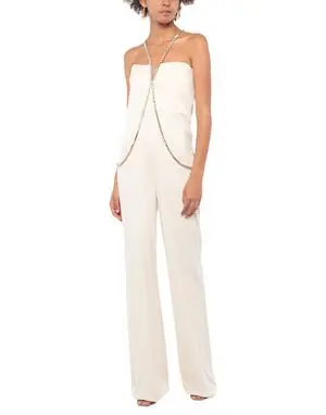 Elisabetta Franchi ELISABETTA FRANCHI Sleeveless Jumpsuit Ivory