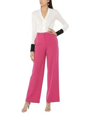 Theory Wide Leg Pants - Fuchsia