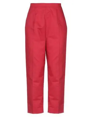 Marni Tapered Twill Trousers - Brick Red