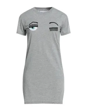 CHIARA FERRAGNI Mini T-shirt Dress - Grey