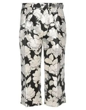 Dolce & Gabbana Floral Brocade Cropped Pants