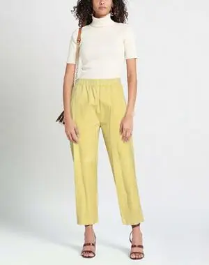 Pinko Tapered Suede Pants - Yellow