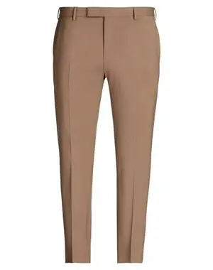 PT TORINO Virgin Wool And Elastane Tailored Cropped Pants - Brown