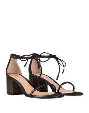 GIANVITO ROSSI Leather Sandals - Black